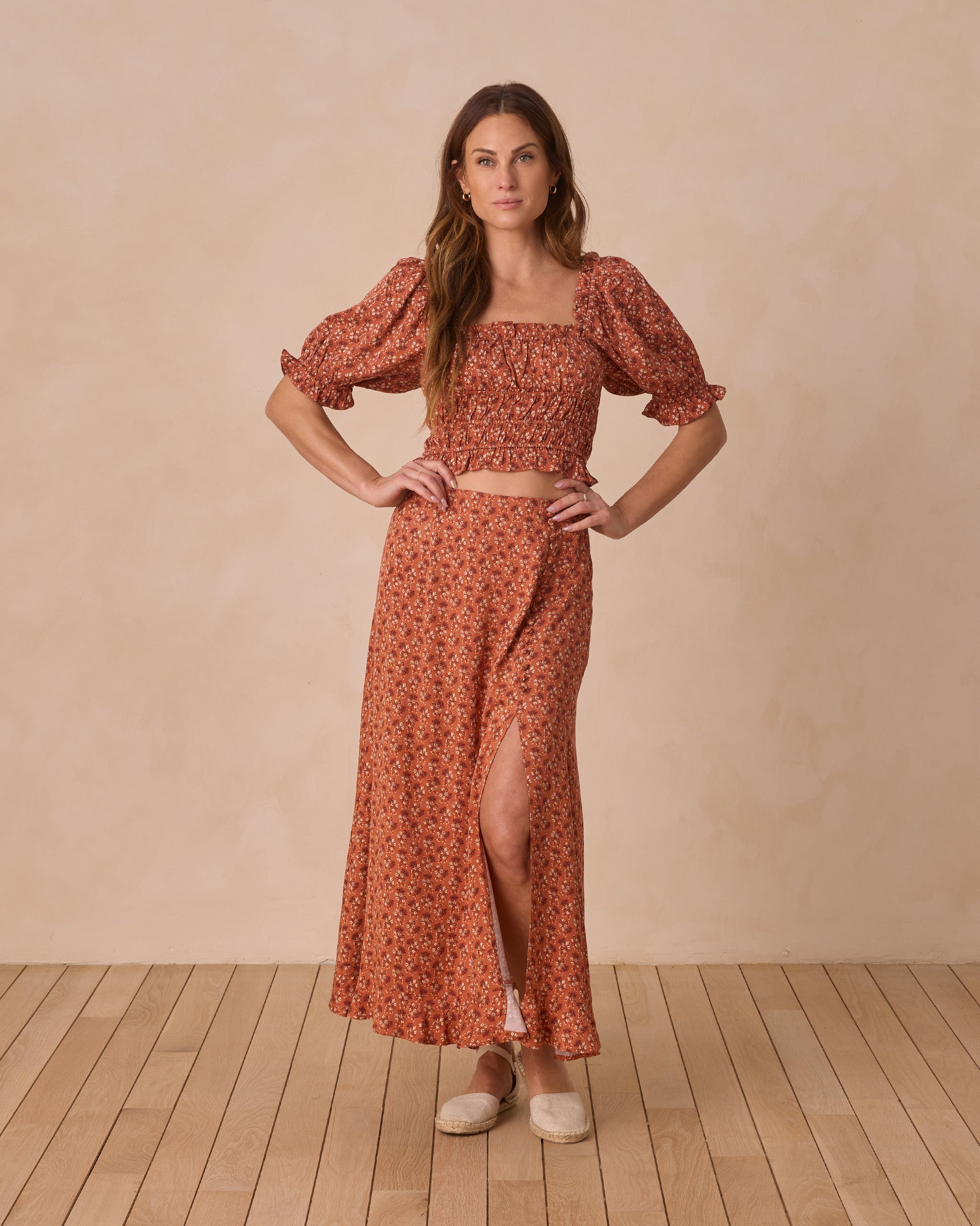 Enya Top || Red Floral – Rylee + Cru Australia & NZ