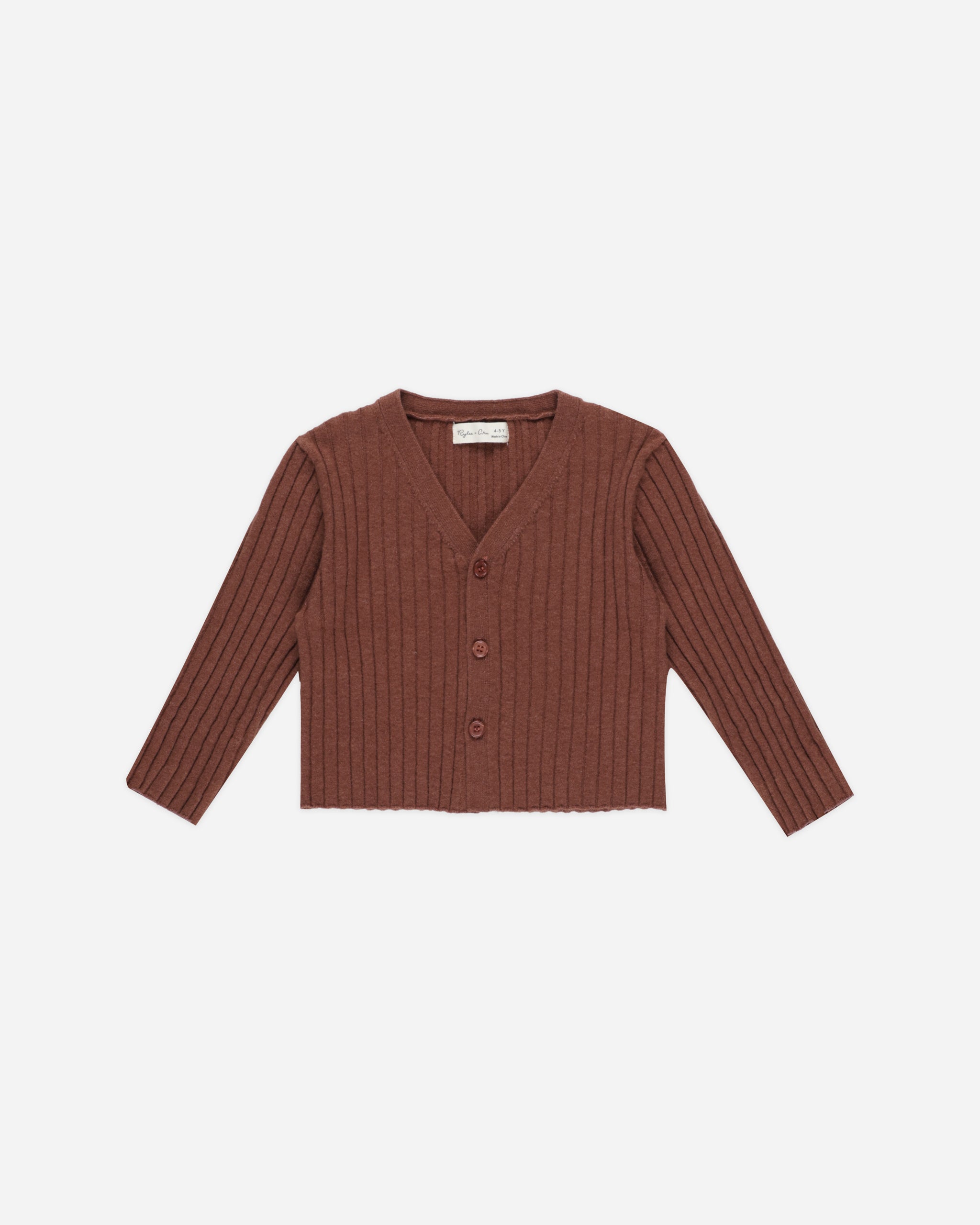 Long Sleeve Knit Button Top || Brick – Rylee + Cru Australia & NZ