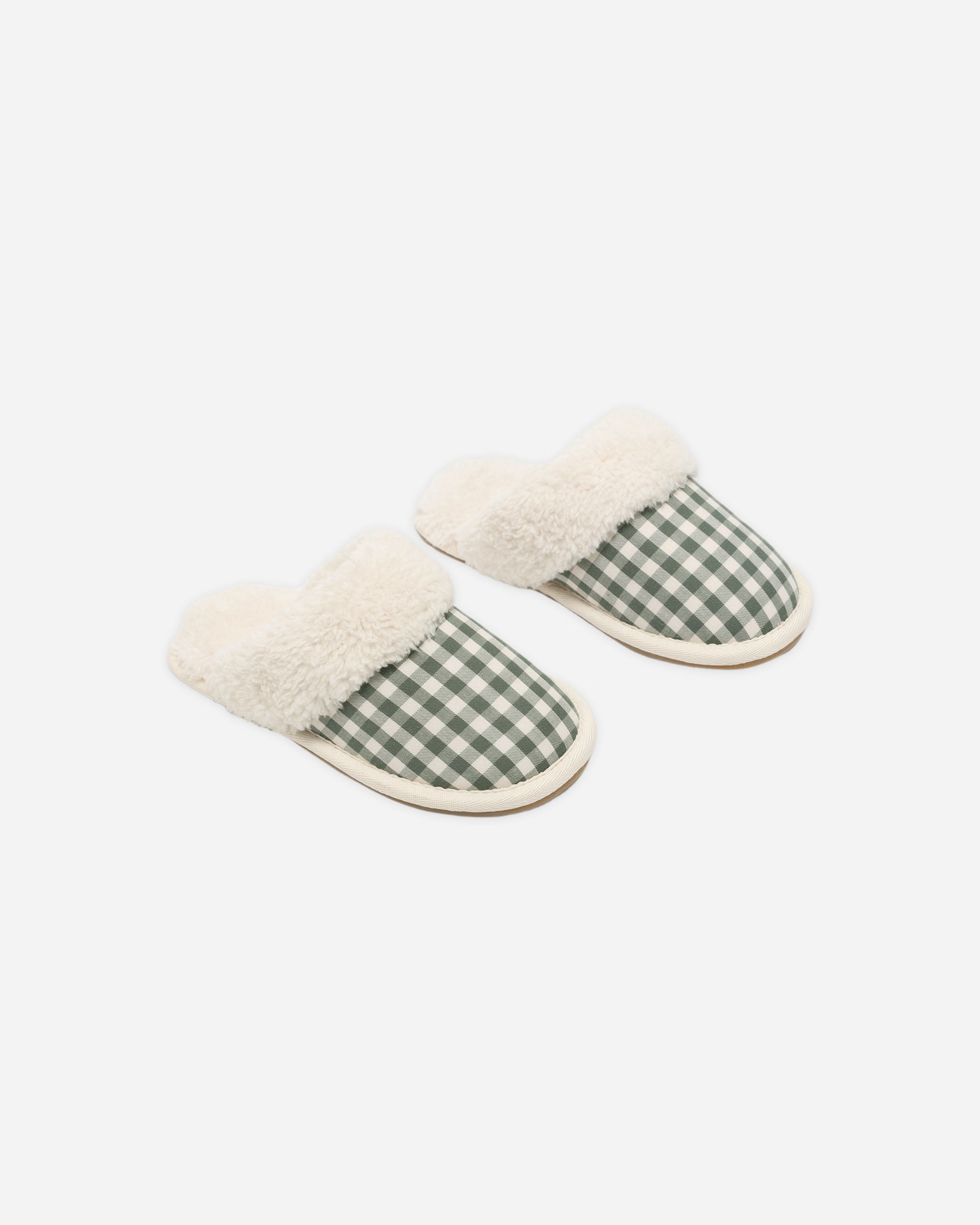 Slippers || Evergreen Gingham – Rylee + Cru Australia & NZ