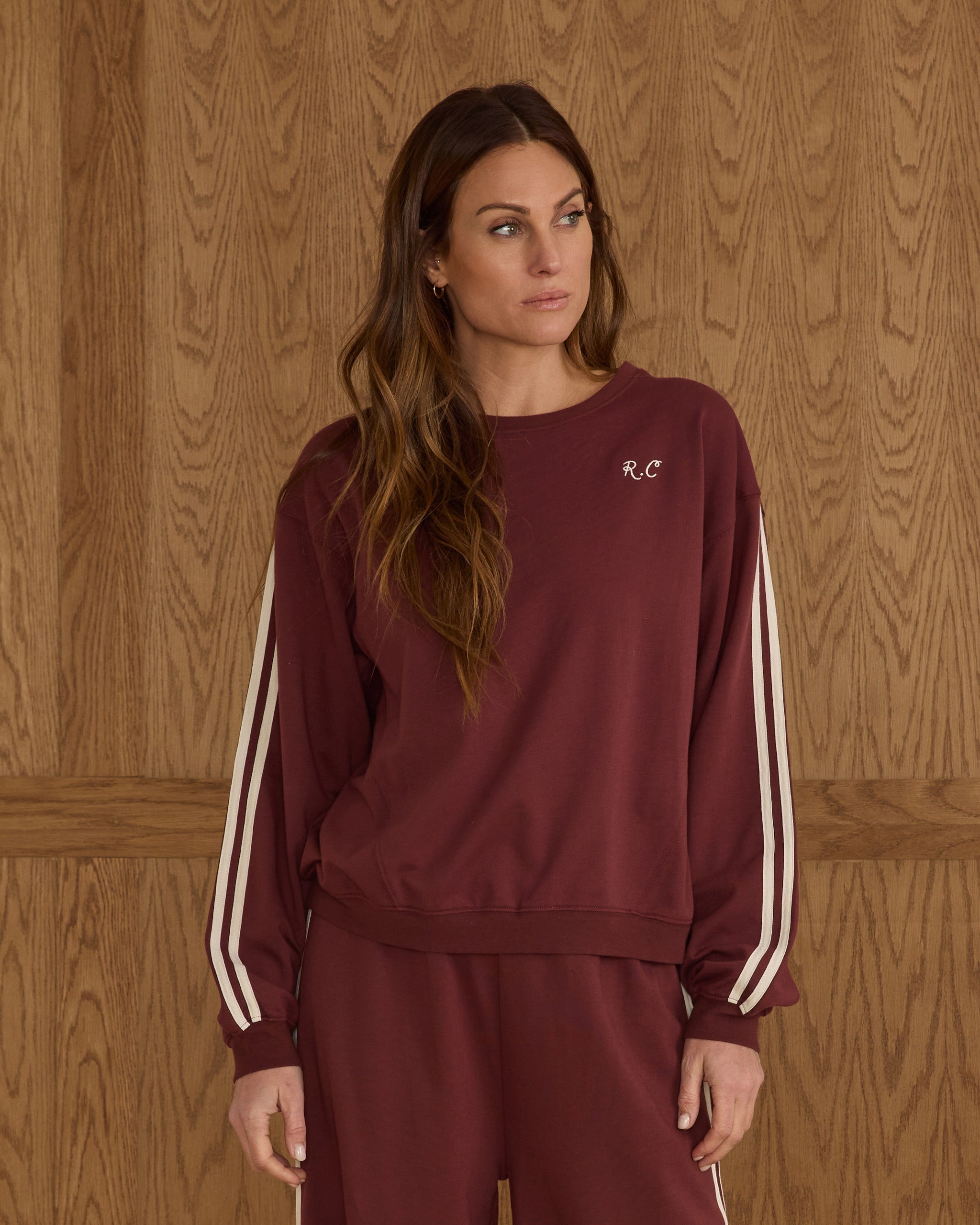 Oversized Sweatshirt | Burgundy – Rylee + Cru Australia & NZ